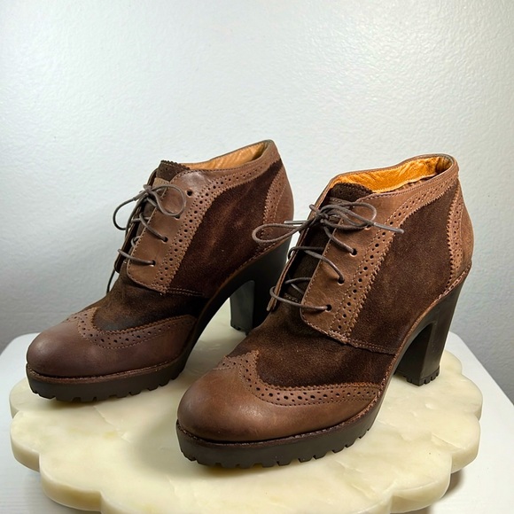 Sperry | Shoes | Sperry Topsider Emory Brown Suede Leather Wingtip ...